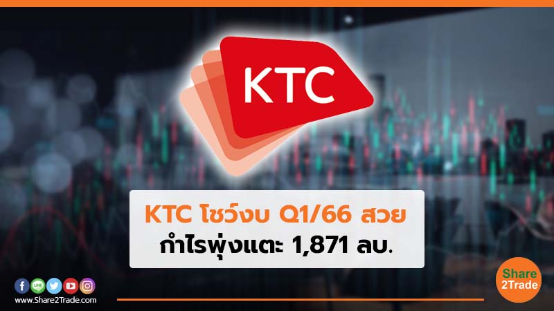 KTC โชว์งบ Q1/66 สวย กำไรพุ่งแตะ 1,871 ลบ. | Share2Trade